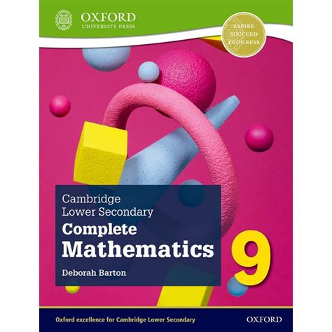 New Cambridge Lower Secondary Complete Mathematics 9 Textbook Second