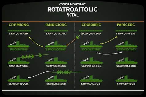 Agricultural Crop Rotation Chart Chalkboard Premium Ai Generated Image