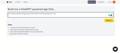 Pico Review Simplified Text To WebApp Development