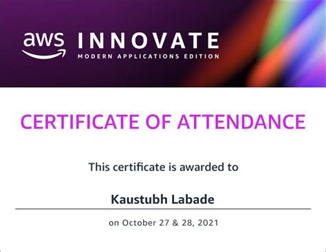 kaustubh labade on linkedin finally completed aws innovate