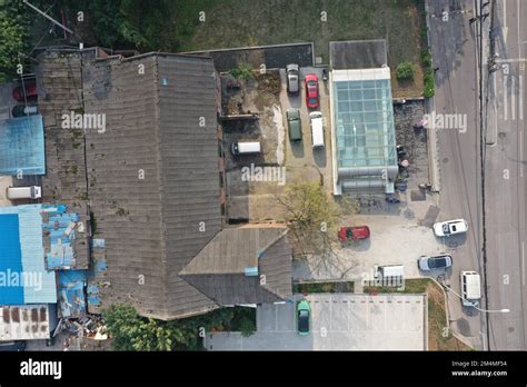 The Entrance 3 Of Shangqiao Station Of Chongqing Rail Transit Loop Line Was Built In A Courtyard