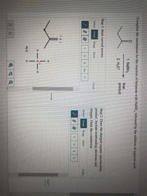 Solved Complete the mechanism for the reaction of butanone | Chegg.com