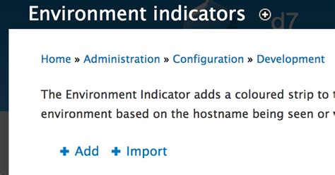 Using Environment Indicator In Drupal 7 Webwash