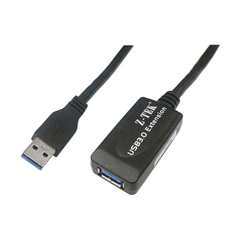 USB Type A Male To Female 5 Meter Black Extension Cable Digital Bridge
