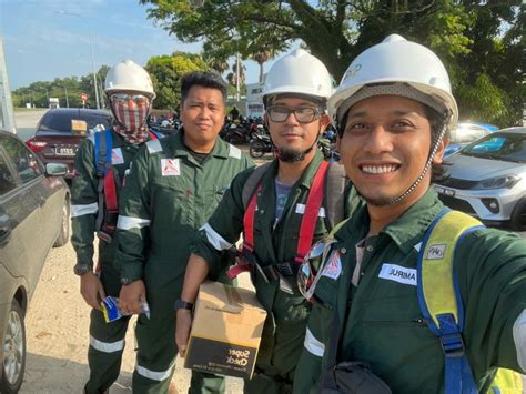 amirul asyraf on linkedin done performing penetrant testing