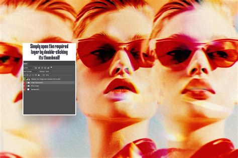 Prismatic Lens Photo Effect Layer Styles Including Action And Effect