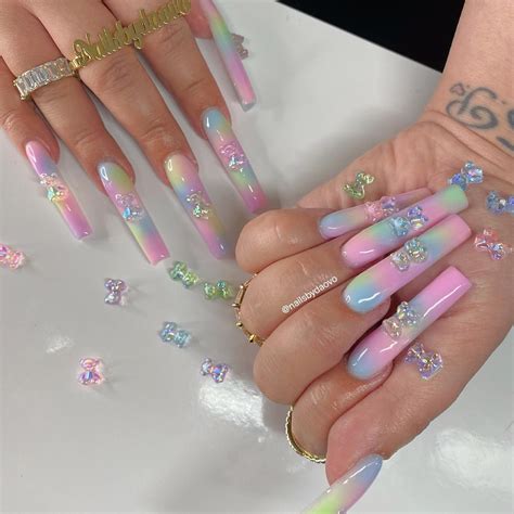 Đaộ Vo On Instagram 🍭🐻cotton Candy Gummy Bears 🐻🍭 Custom Jewel