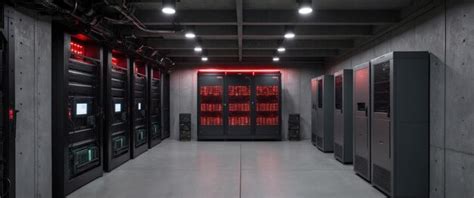 High Security Server Bunker With Reinforced Walls And Advanced Data
