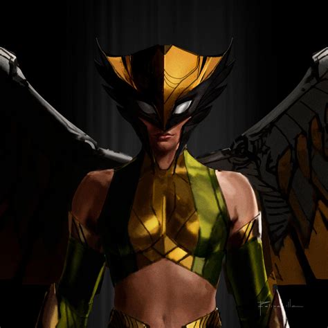 Isabella Merced As Dcu Hawkgirl V3 Byfelipe Illart By Tytorthebarbarian