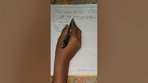 Algorithm And Flowchart Class 7 । Computer Class Ppeducationyt Or