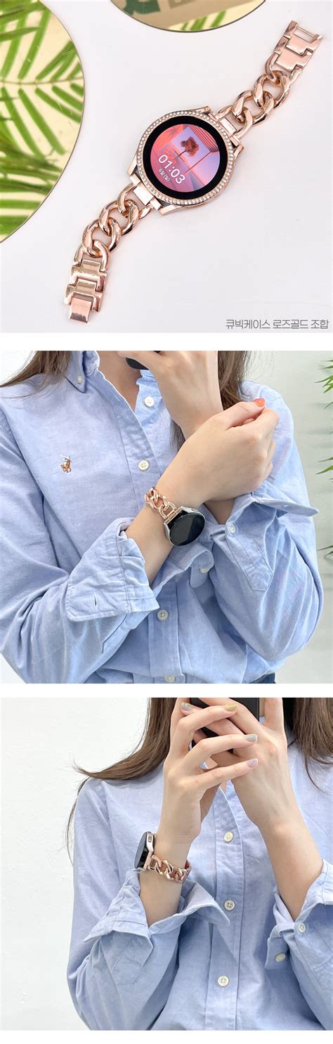 당일출고 갤럭시워치 6 5 4 3 메탈 가죽 스트랩 클래식 프로 액티브2 밀레니즈 루프 밴드 스테인리스 체인 슬림 시계줄 줄질