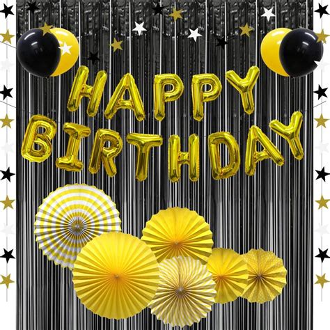 35 Off Yellow Birthday Decorations Of All Sizes And Shapes