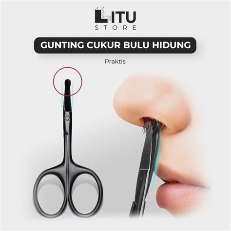 Jual Gunting Cukur Kumis Alis Bulu Hidung Stainless Shopee Indonesia
