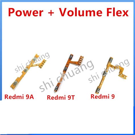 Power On Off For Xiaomi Redmi T A C Volume Switch Button Side Key Flex Cable Cellphone Part
