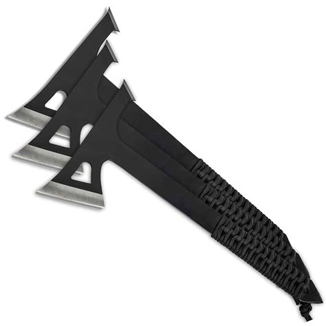 Boker Plus Mohican 3pc Throwing Axe Set Black 09bo330 The Grit
