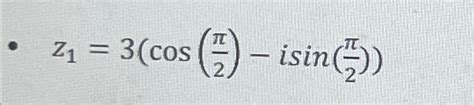 Solved z cos π isin π Convert the following complex Chegg