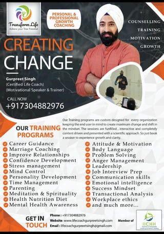Soft Skills Corporate Trainer Motivational Speaker India | PDF