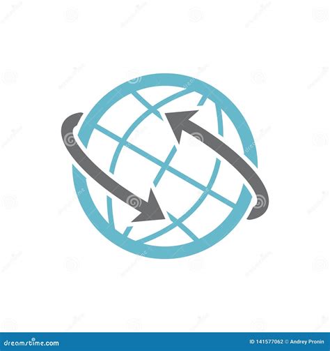 Globe Related Icon On Background For Graphic And Web Design Simple Vector Sign Stock Vector