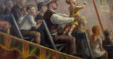 John Steuart Curry At The Circus 1936 Schoelkopf Gallery