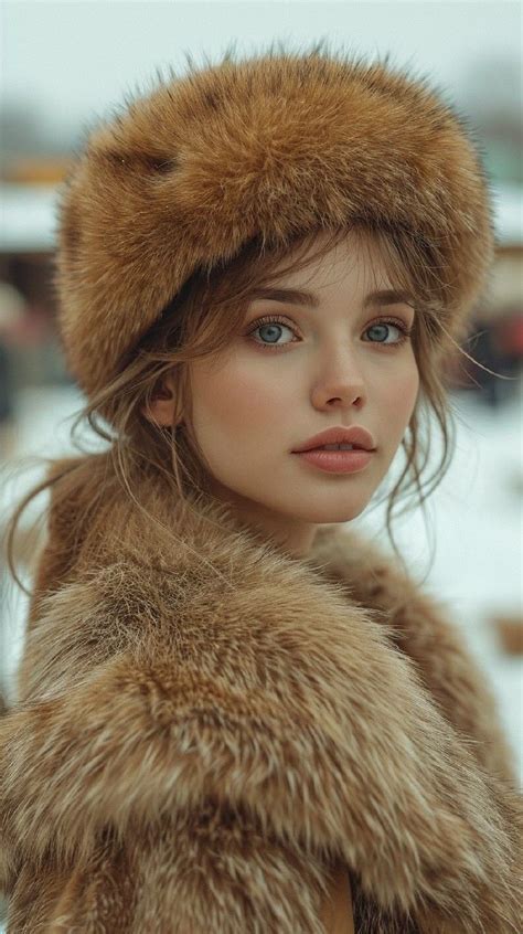 Девушка в шубе из 90 х годов СССР Красная площадь Зимний винтаж Русская мода Дивы