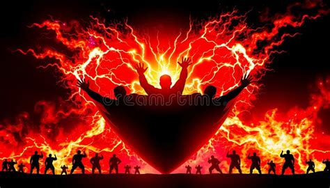 Hell Fire Demon Fantasy Monster Gothic Dark Underworld Creature