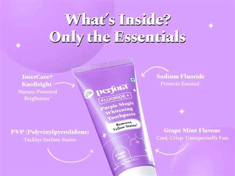 Purple Toothpaste For Teeth Whitening Perfora Oral Care Solutions