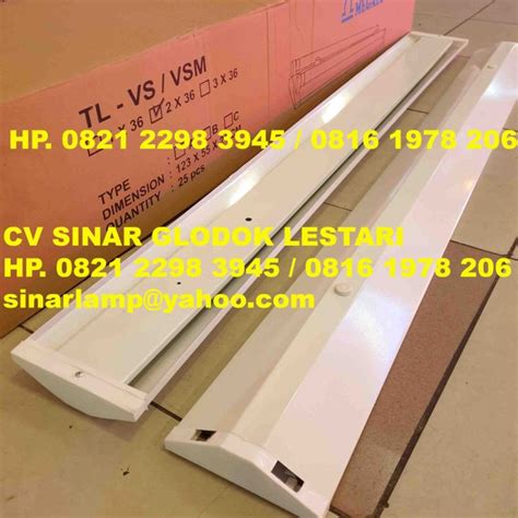 Kap Lampu V TL LED Philips 2x16 Watt Megalux