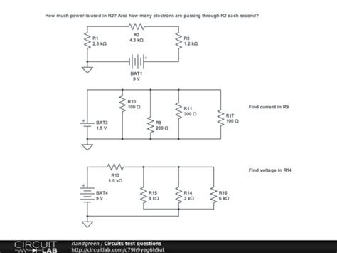 Circuit Diagram Practice Questions And Answers