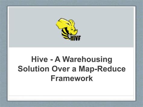 Hive Ppt On The Basis Of Importance Of Big Data Ppt