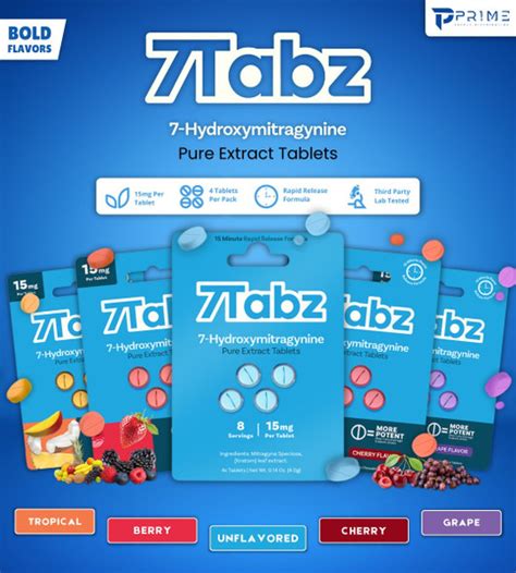 7 Tabz 7 Hydroxymitragynine Pure Extract Tablets 15mg 40pk Premium
