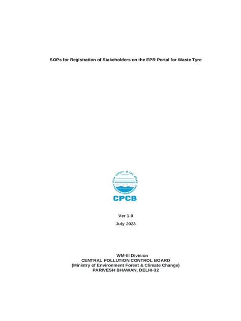Fillable Online Standard Operating Procedure For Registration Of Fax Email Print PdfFiller