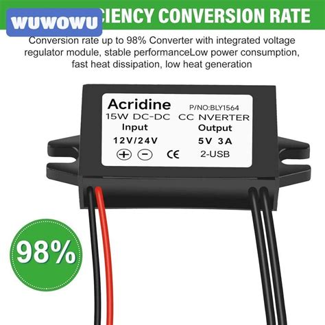 Bộ Chuyển đổi Buck Bộ Chuyển đổi Nguồn 15w 12v Sang 5v Phụ Kiện Mô