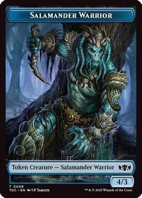 Tarkir Dragonstorm Commander Decks Salamander Warrior Token Zombie Druid Token 0008 0010