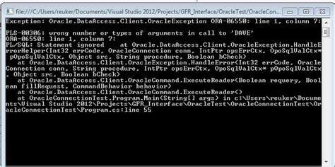 Oracle Database Stored Procedure Sysrefcursor Wrong Number Of