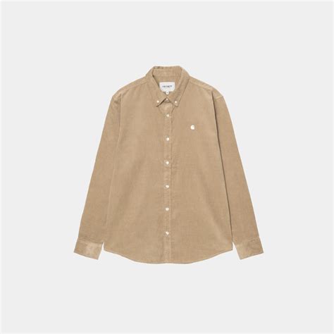 Carhartt Wip Ls Madison Fine Cord Shirt Carhartt Wip Malaysia