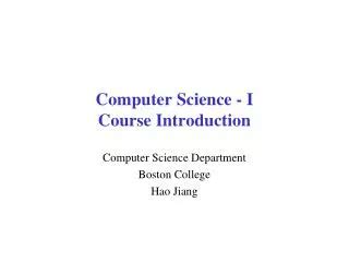 PPT - All About MSc Computer Science Course PowerPoint Presentation, free download - ID:11271776