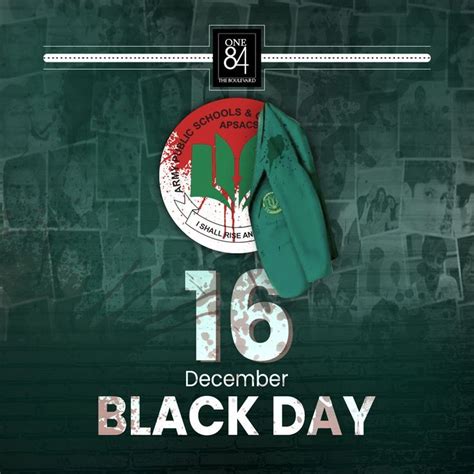 Black Day Aps Peshawar December 16th Poster