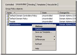 TechNet AGPM Production GPOs Group Policy Central