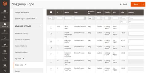 How To Configure Related Up Sell Cross Sell Products In Magento 2
