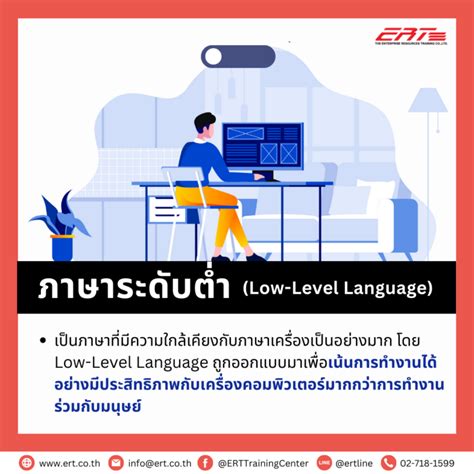 High Low Level Language ภาษาคอมพวเตอร คออะไร
