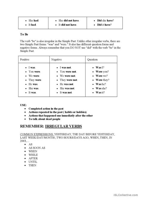 Basic Grammar Français Fle Fiches Pedagogiques Pdf And Doc