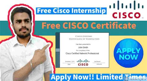Cisco Free Internships Cisco Virtual Internship Get Free Certificate Stipend Course And Jobs