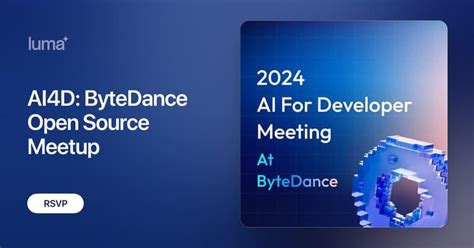 Ting Zou Tina Tsou On Linkedin Ai4d Bytedance Open Source Meetup · Luma