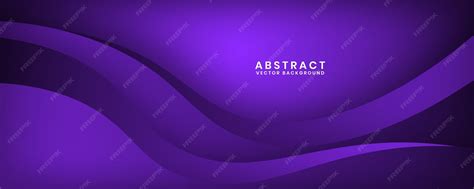 Premium Vector 3d Purple Geometric Abstract Background Overlap Layer
