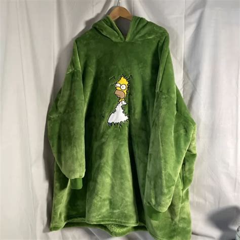 The Simpsons Homer Bush Meme Lxl Fleece Snuddie Robe Blanket Primark