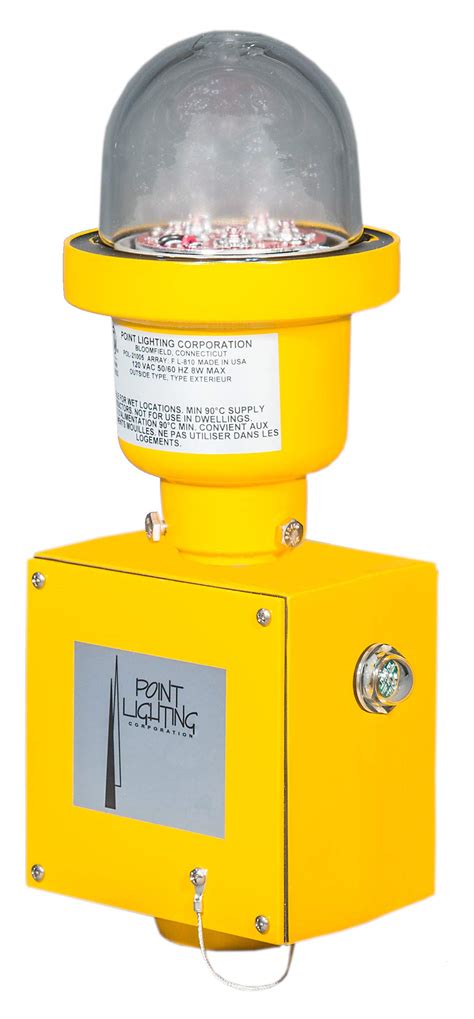 Buy Single 12 48vdc Led Faa L810 Red Obstruction Light With Integral Junction Box And Pre Wired