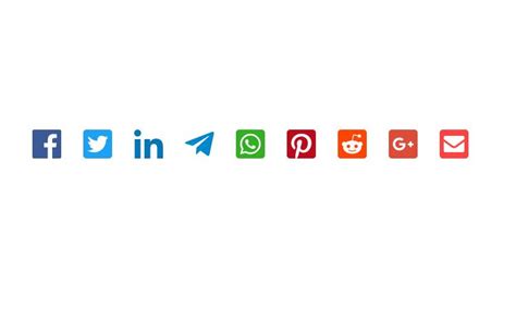 vue component for social sharing of links
