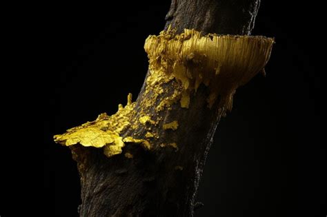 Tree Trunk With Visible Sap Premium Ai Generated Image