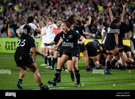 New Zealands Ruby Tui Centre Celebrates Victory Over England