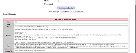 Blind SQL Injection VK Security
